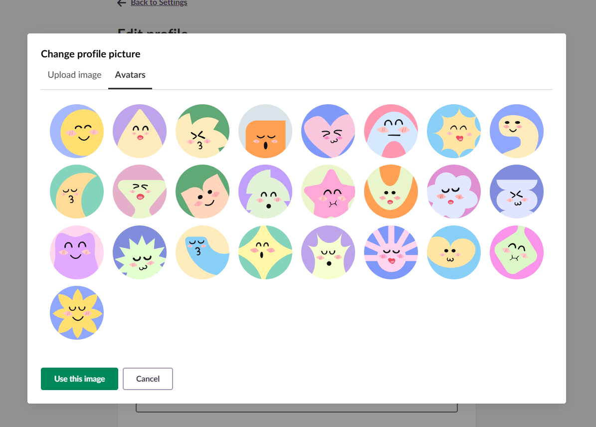 Image croppping for profile picture and personalised avatars for ...